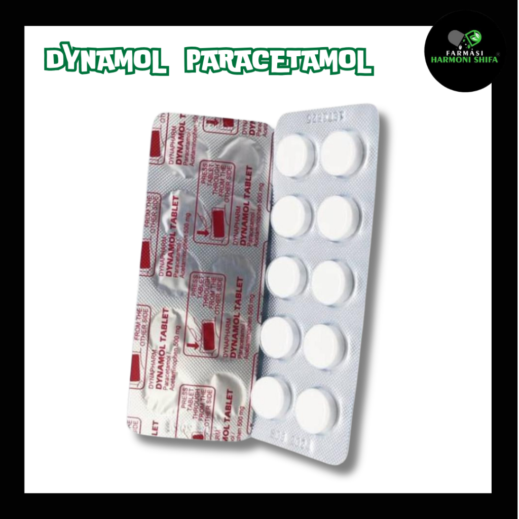 [DEMAM/SAKIT KEPALA] Dynamol Tablet Paracetamol 500mg | Shopee Malaysia