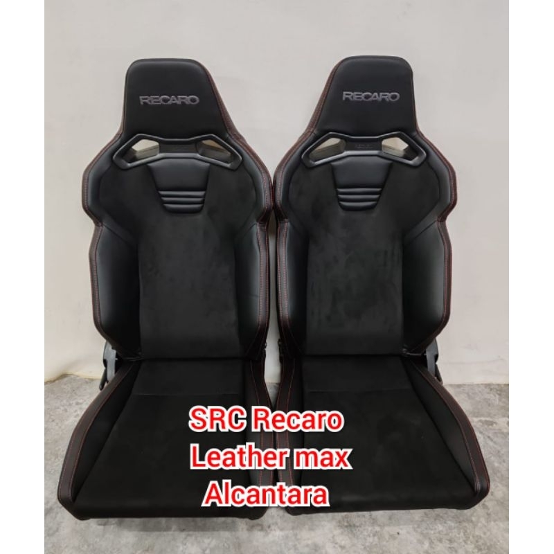 Recaro SRC Alcantara max Leather universal bucket sports Kerusi Kereta ...
