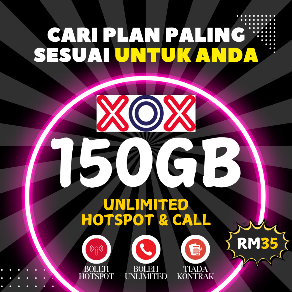 ONEXOX PLAN / VIP NUMBER / XOX / POSTPAID PLAN【Unlimited Data & Hi ...