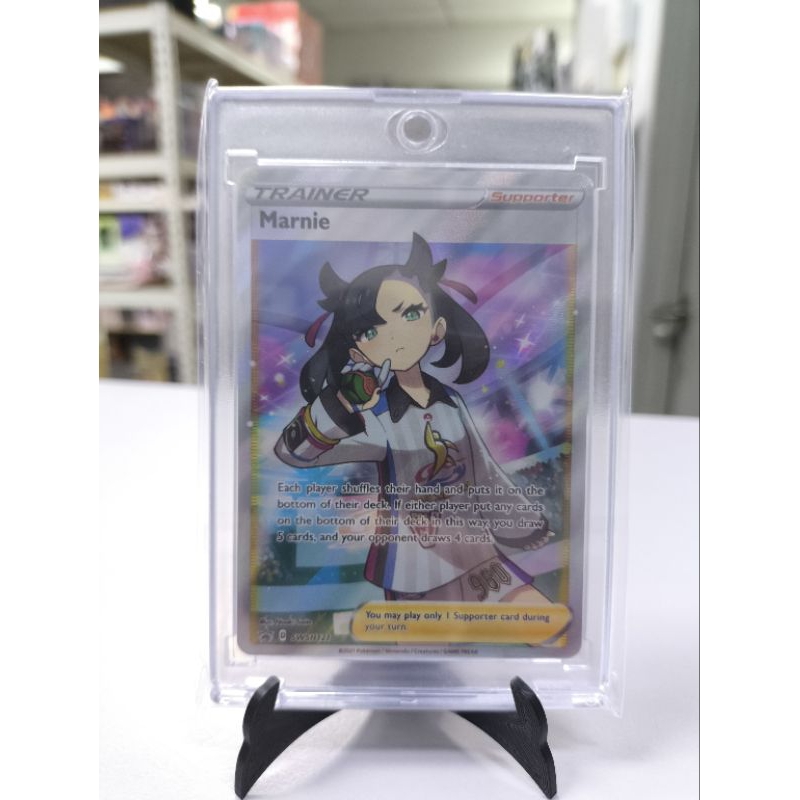[Pokemon TCG] Marnie - SWSH121 - Full Art Promo Pokemon card | Shopee ...