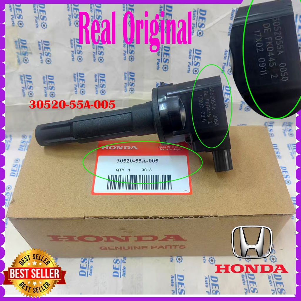 30520-55A-005 Ignition Plug Coil Honda City T9A, BRV, Jazz T5A 2014 ...