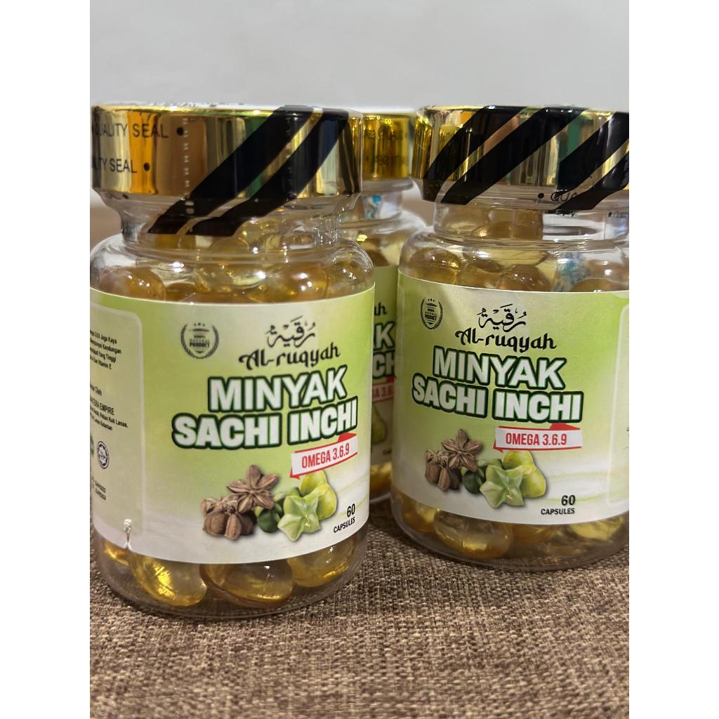 AL-RUQYAH Minyak Sacha Inchi Oil 60 kapsul 500mg + free gift | Shopee ...