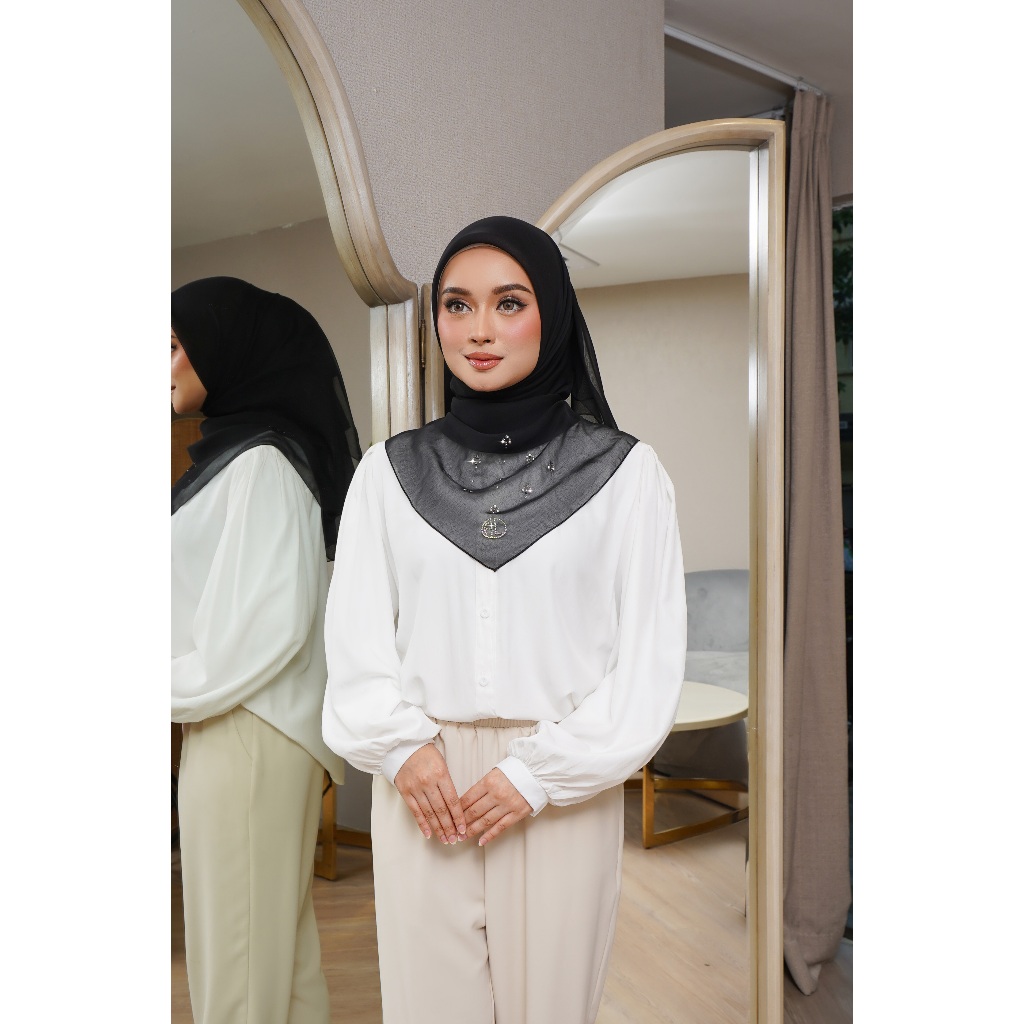 ARIANI Luxe Square Anaya Voile Plain Diamond | Shopee Malaysia