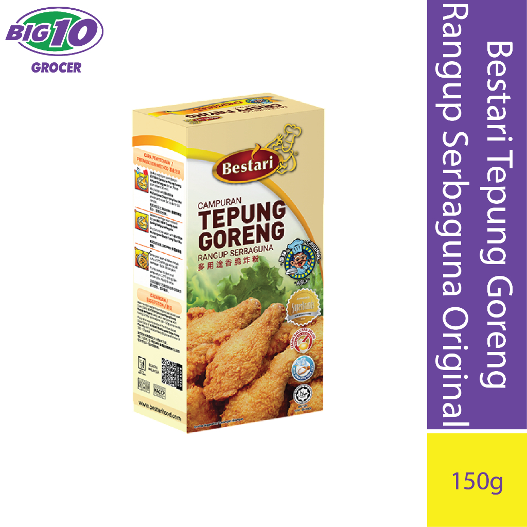 Bestari Tepung Goreng Rangup Serbaguna Original 150g | Shopee Malaysia