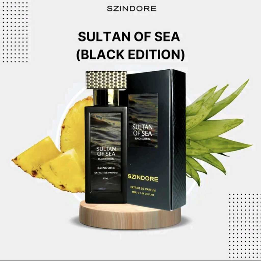 SZINDORE SULTAN OF SEA BLACK EDITION PEFUME FOR MEN | Shopee Malaysia
