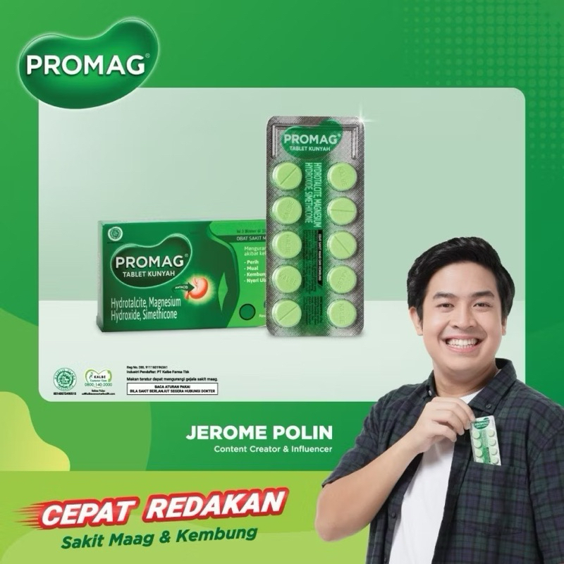 Promag Tablet Obat Sakit Maag dan Kembung 1 box @ 3 Blister - 2 Box ...
