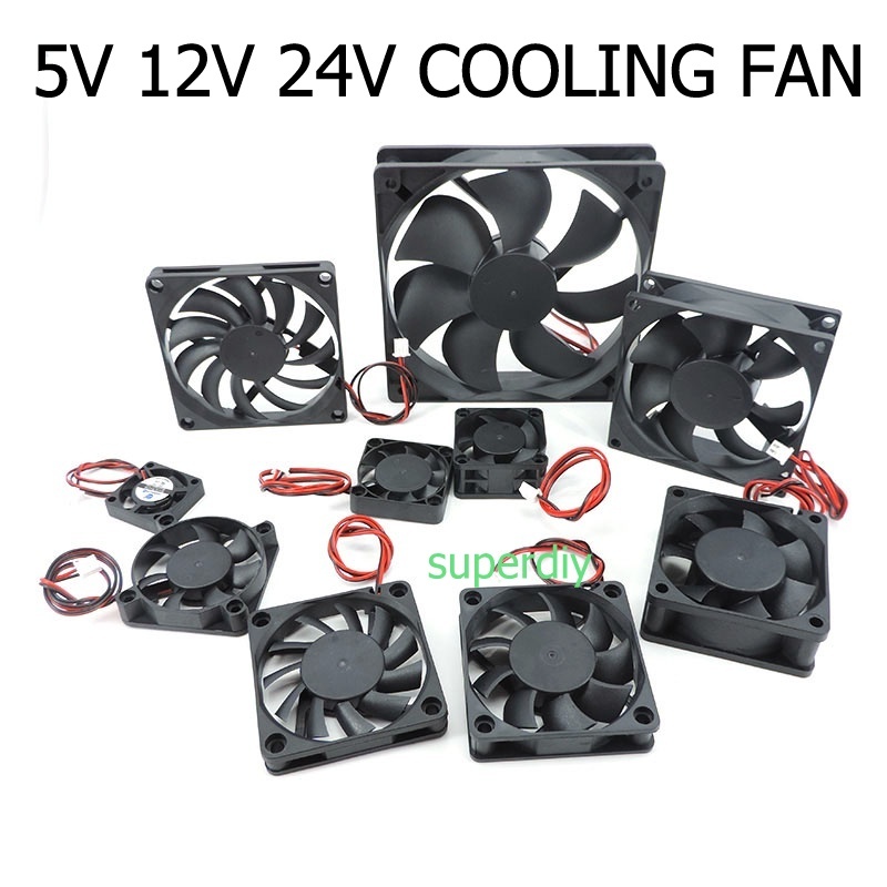 DC 12V Universal Fan Motor Fridge Chiller Refrigerator Computer Pc ...