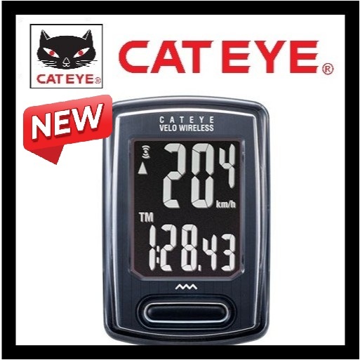 CATEYE VELO WIRELESS CC-VT230W VELO 8 CATEYE COMPUTER + Standard Sensor ...