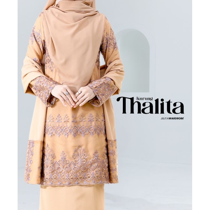 Raya collection 2025- THALITA BAJU KURUNG LACE KIDS | Shopee Malaysia