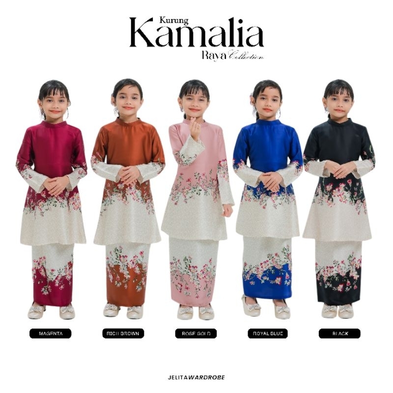 Raya 2025 collection - Kurung Kamalia kids | Shopee Malaysia