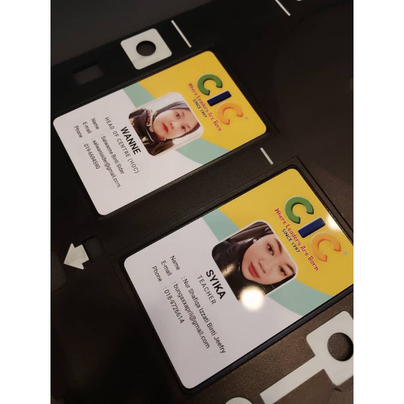 Kad kerja, ID kad, Matrix card, Lesen, IC pendua, Kad keras, Student ...