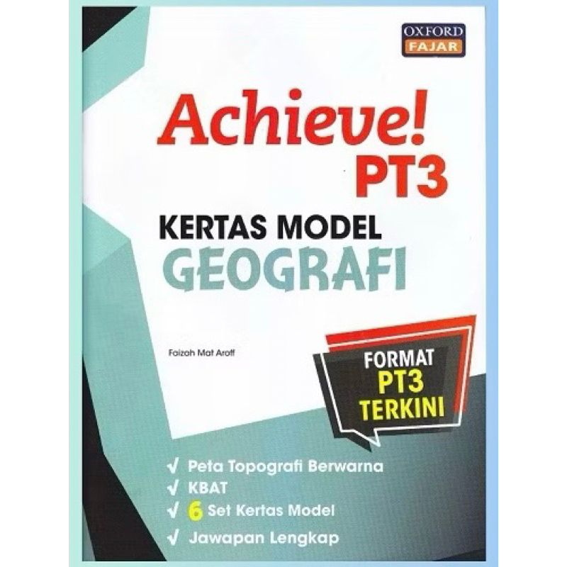 【New】Achieve ! PT3 Kertas Model Geografi | Shopee Malaysia