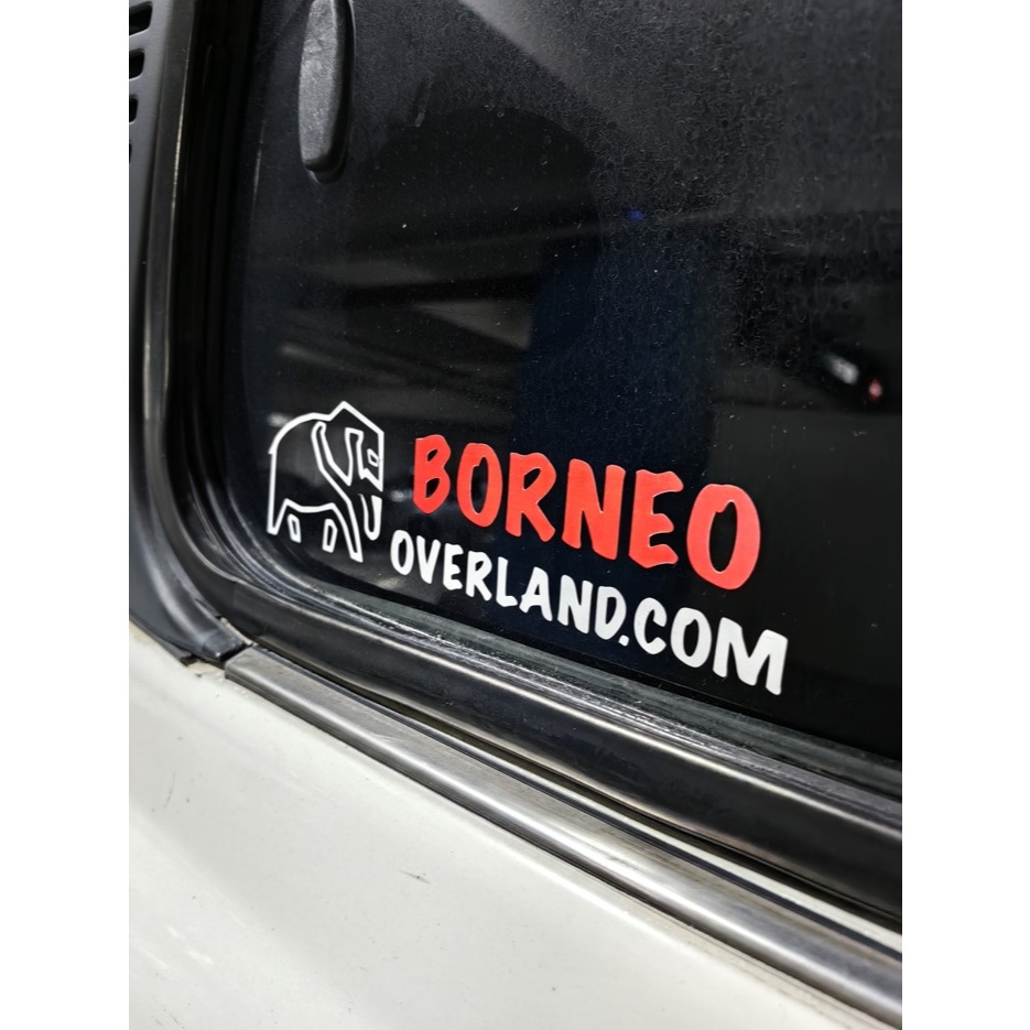 BorneoOverland.com Car Decal Sticker for Expedition Overland Offroad ...