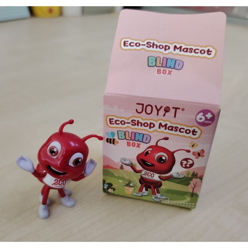 eco blind box toys semut plactic mascot semut red random unseal shop ...