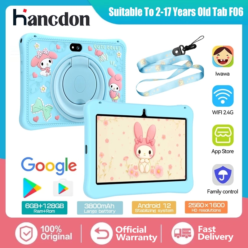 Hancdon Tab For 6GB+128GB Kids Tablet For Kids Education 7.1 inch ...