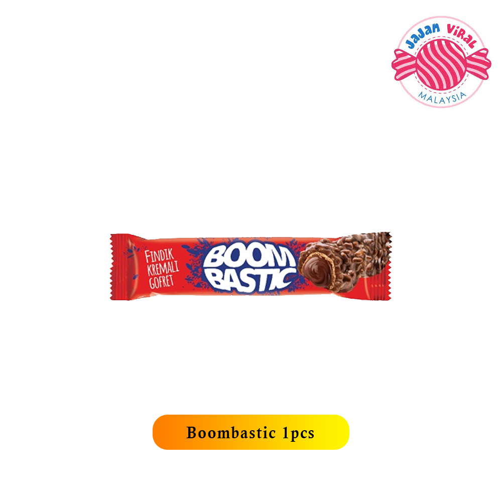 BOOMBASTIC WAFER WITH HAZELNUT CREAM 32G | Shopee Malaysia