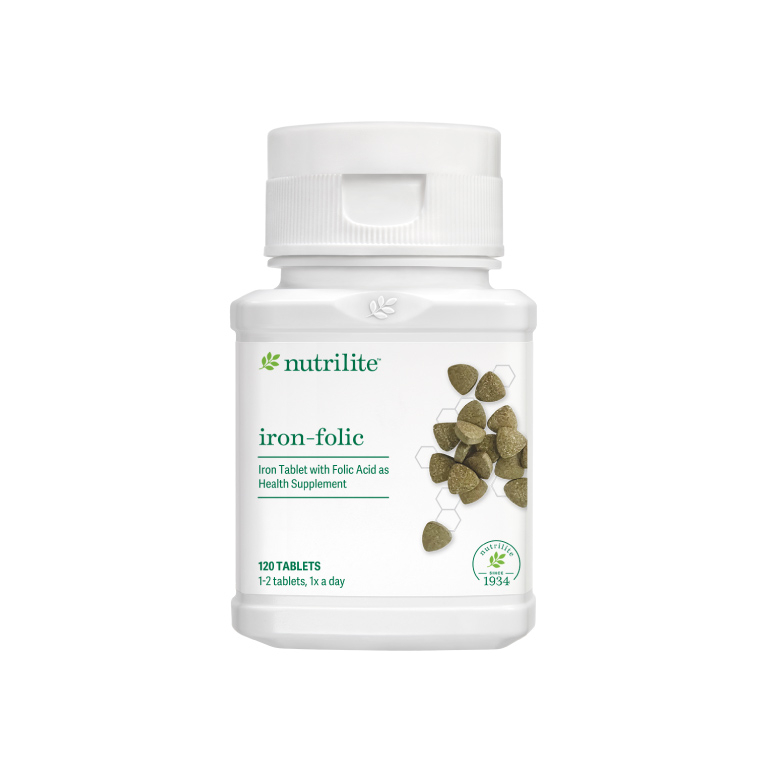 🌸Original🌸Nutrilite Iron Folic (120 Tablets) /Trial Repack Set | Shopee ...