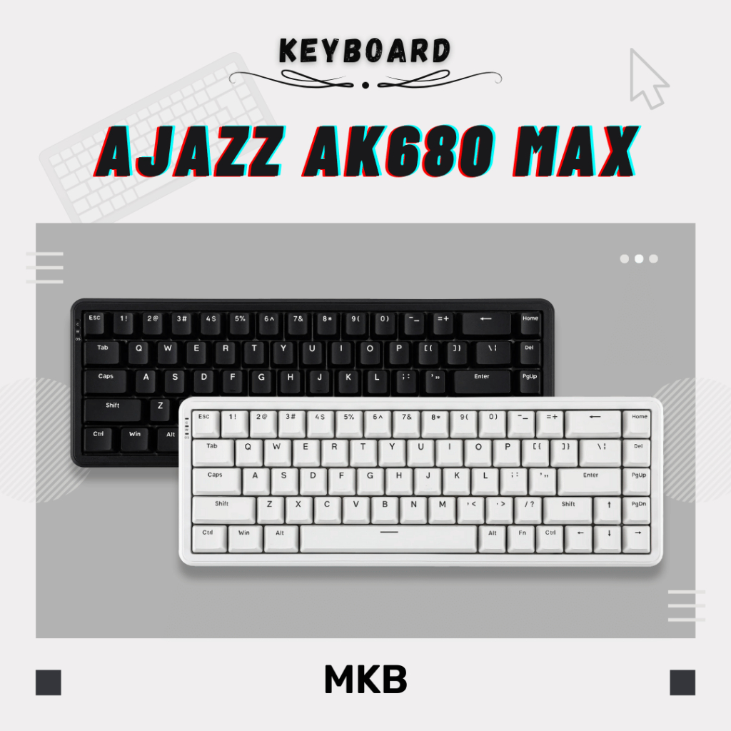 AJazz AK680 Max HE Full Build Adjustable Actuation Keyboard Kit ...