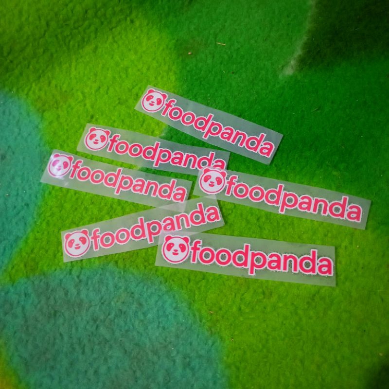 (PATCH/LOGO) FOODPANDA- MATERIAL STICKER BAJU | Shopee Malaysia
