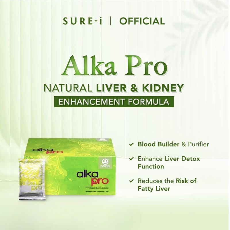 SURE-i Alka Pro Liver Kidney Detox (14 sachets x 20g) | Shopee Malaysia