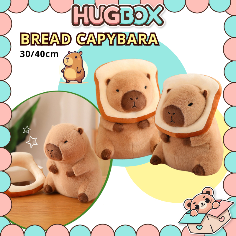 🌈HugBox Capybara Bread Capybara Plushie Toy Capibara Doll Capybara ...