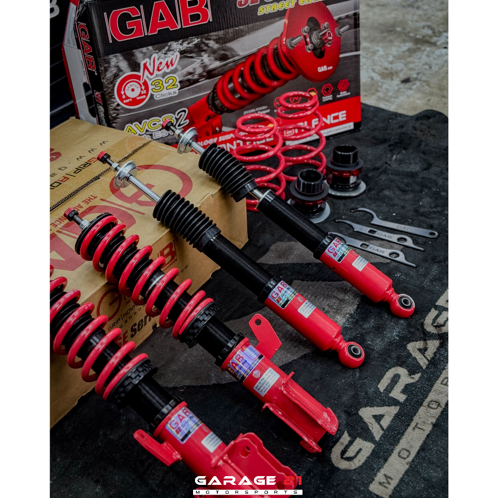 PERODUA AXIA / BEZZA - GAB Se Pro Fully Adjustable Hilow soft hard ...