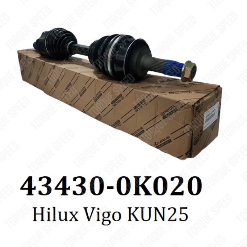 Toyota Drive Shaft Driveshaft Front 43430-0K020 Hilux Vigo KUN25 KUN26 ...