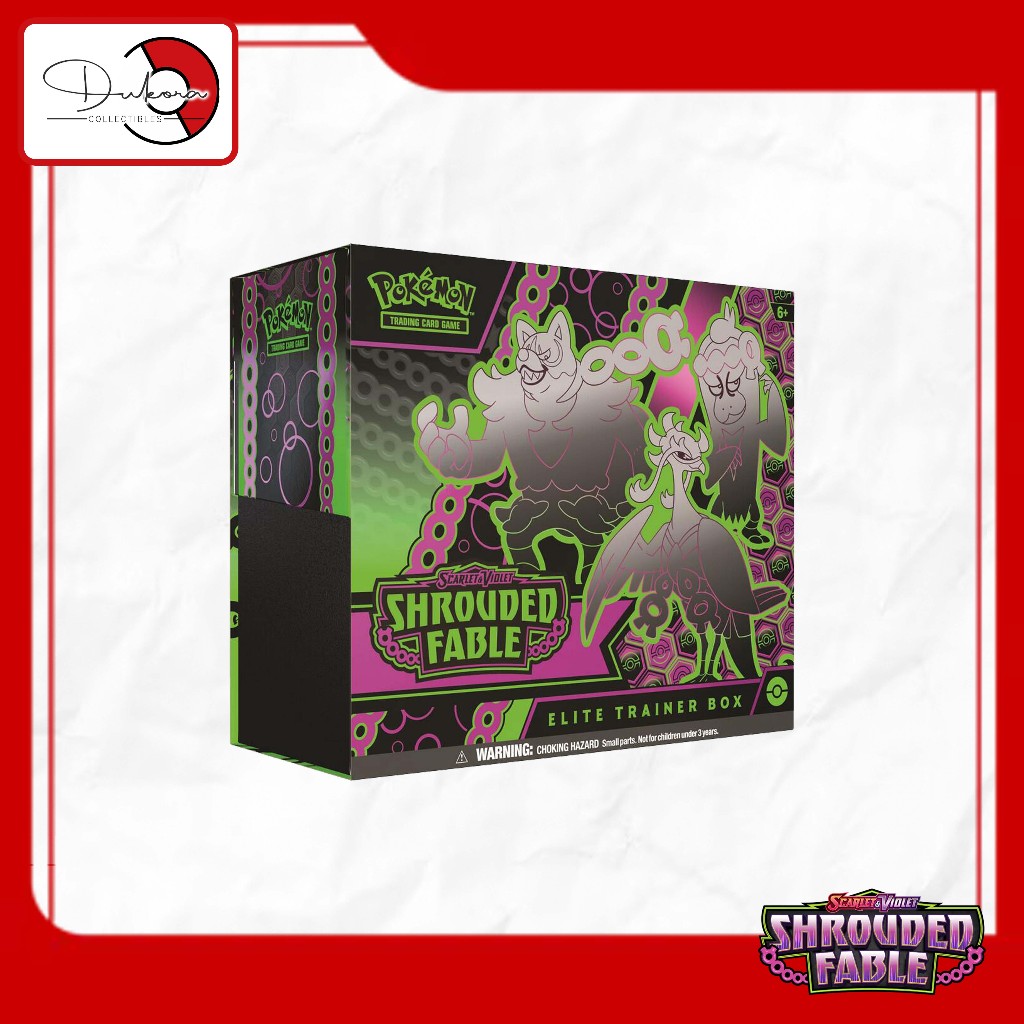 Pokémon TCG : Shrouded Fable Elite Trainer Box ETB (Empty Box) | Shopee ...