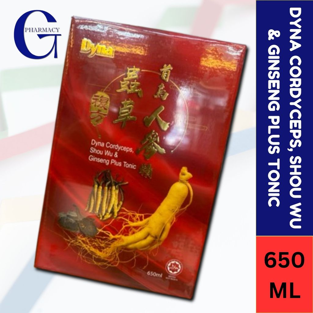 DYNA CORDYCEPS, SHOU WU & GINSENG PLUS TONIC | Shopee Malaysia