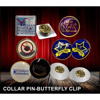CUSTOM COLLAR PIN (48 HOURS PRODUCTION) | Shopee Malaysia