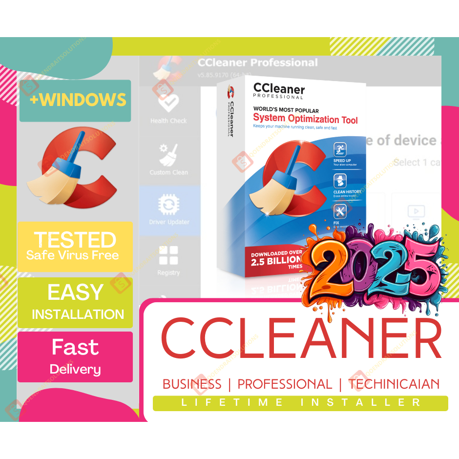 CCLEANER 2025 🔥𝗨𝗻𝗹𝗶𝗺𝗶𝘁𝗲𝗱 𝗨𝗽𝗱𝗮𝘁𝗲 𝗟𝗶𝗳𝗲𝘁𝗶𝗺𝗲 𝗟𝗶𝗰𝗲𝗻𝘀𝗲 | Professional | Business | Technician | CC ...