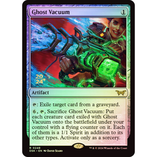 MTG magic Ghost Vacuum (Prerelease) (Duskmourn: House of Horror) Promo ...