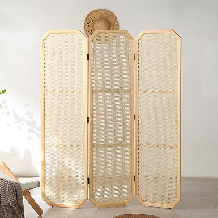 Modern rattan screen partition living room decoration office block ...