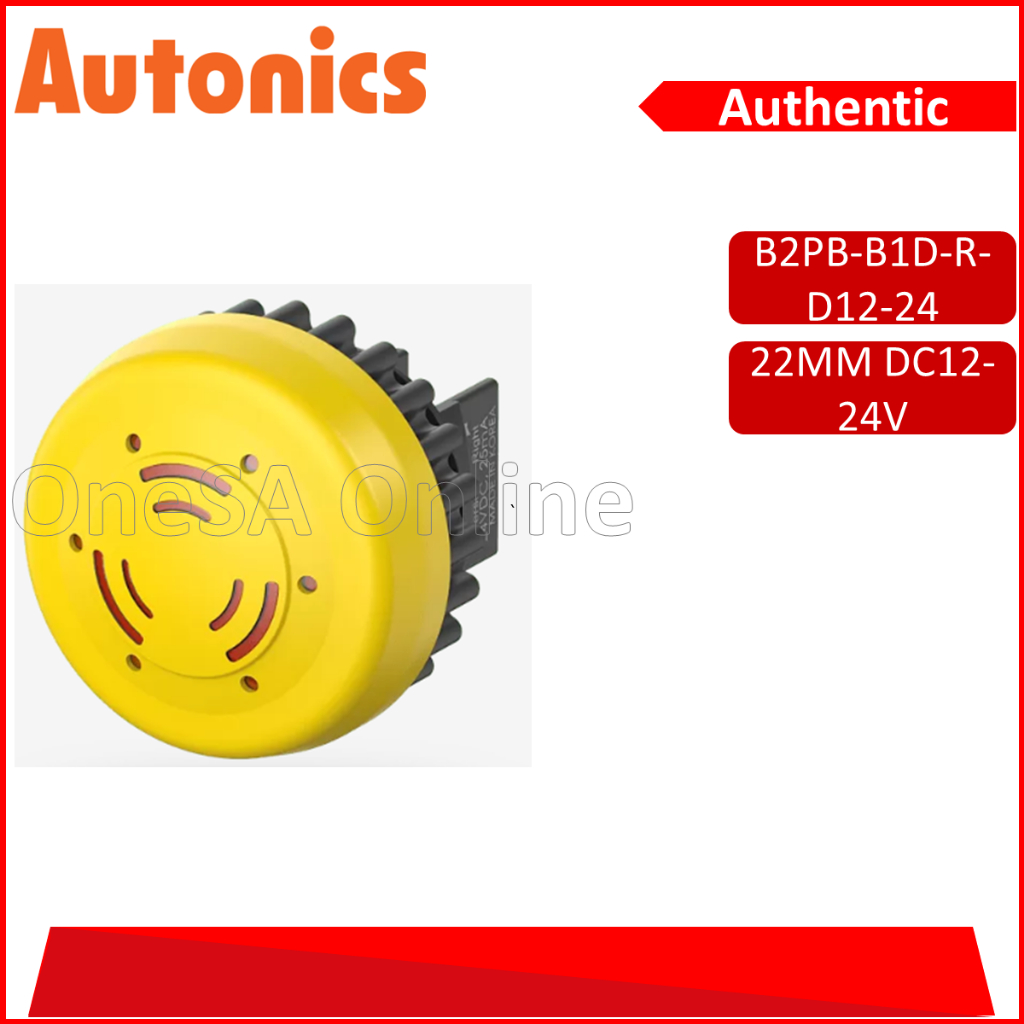 AUTONICS 22MM PIEZO BUZZER LED DC12-24V(AUTO-B2PB-B1D-R-D12-24 ...