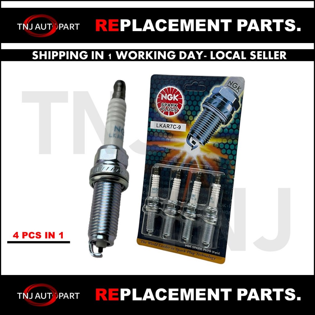 4PCS/SET SPARK PLUG / MYVI D20N / BEZZA 1.3 / IRIZ 1.3/1.6 / SAGA VVT ...