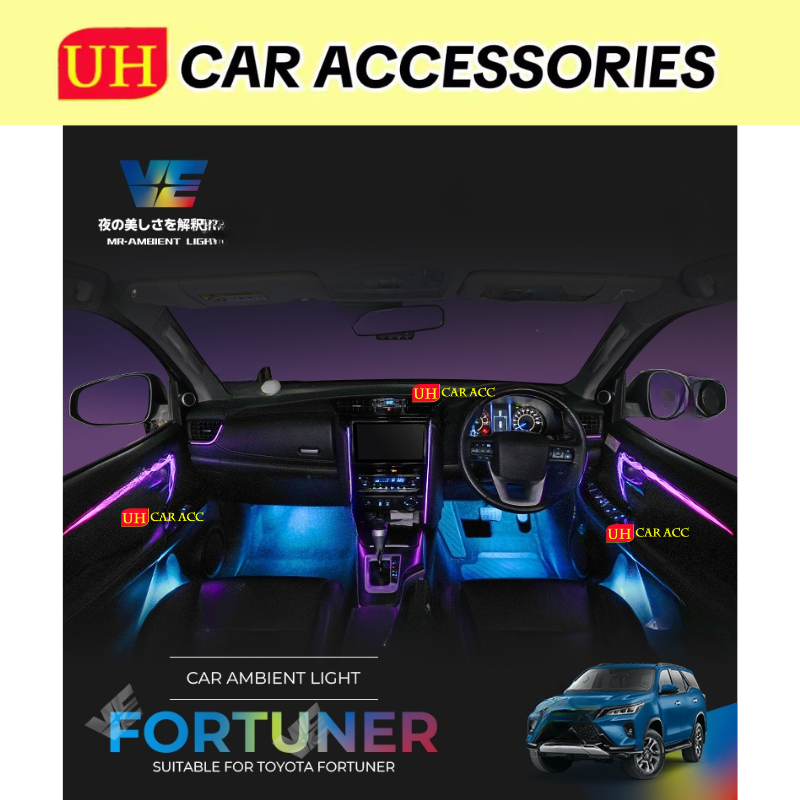 TOYOTA FORTUNER 2016 - 2025 OEM LED INTERIOR AMBIENT LIGHT LAMP LED ...