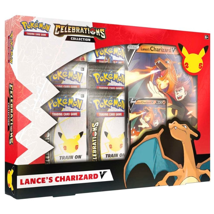 Pokemon PTCG Pokémon TCG Celebrations Collection Lance's Charizard V ...