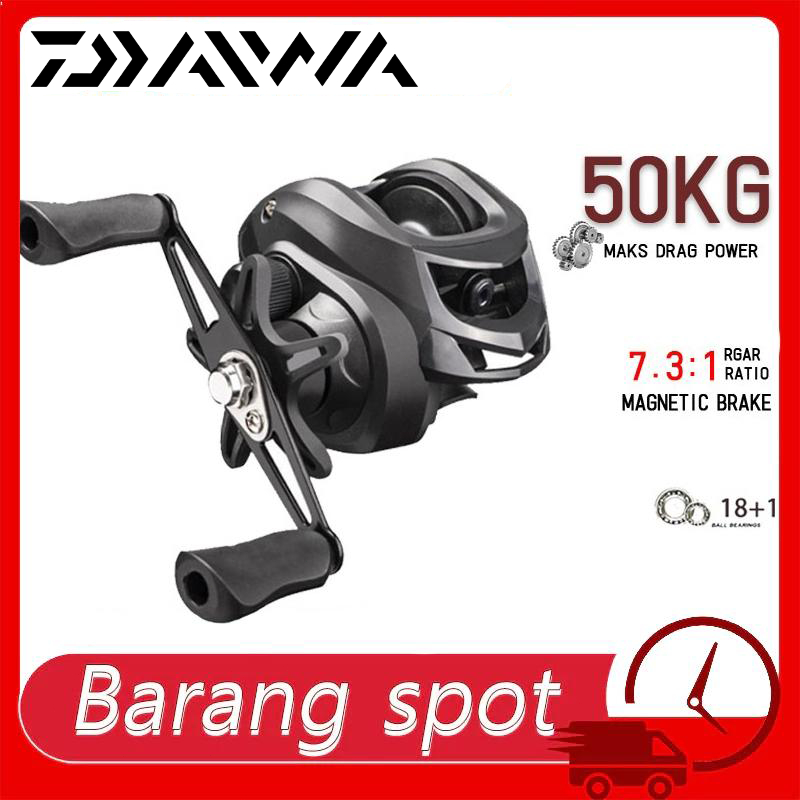 DAIWA Fishing Reel Bc Mesin Pancing Casting Reel Bc Reel Baitcasting ...