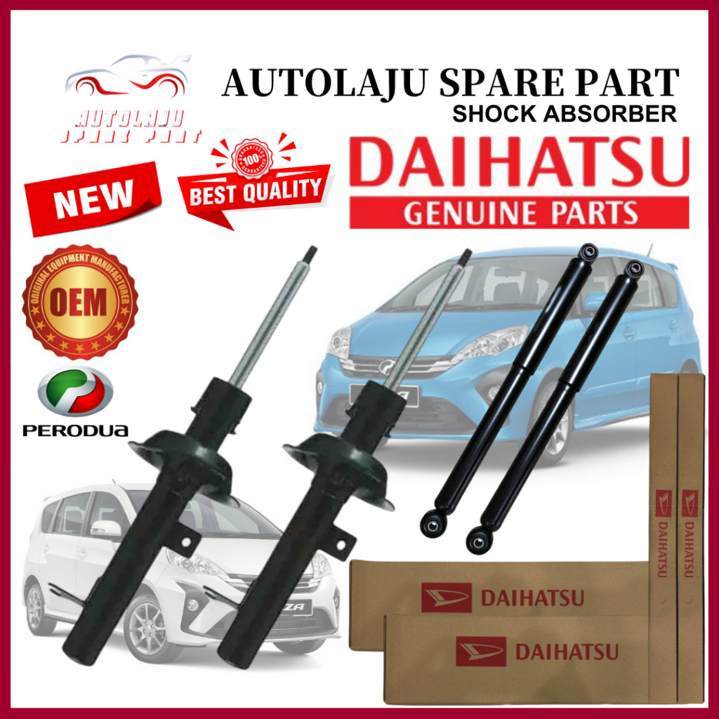 PERODUA ALZA (2009-2021) FRONT & REAR SHOCK ABSORBER ASSY HIGH QUALITY ...