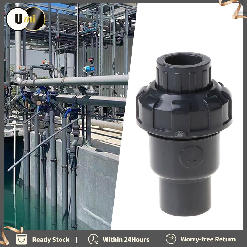 Single Union Swing Check Valve PVC Zone One Way Non Return 25/32mm ...
