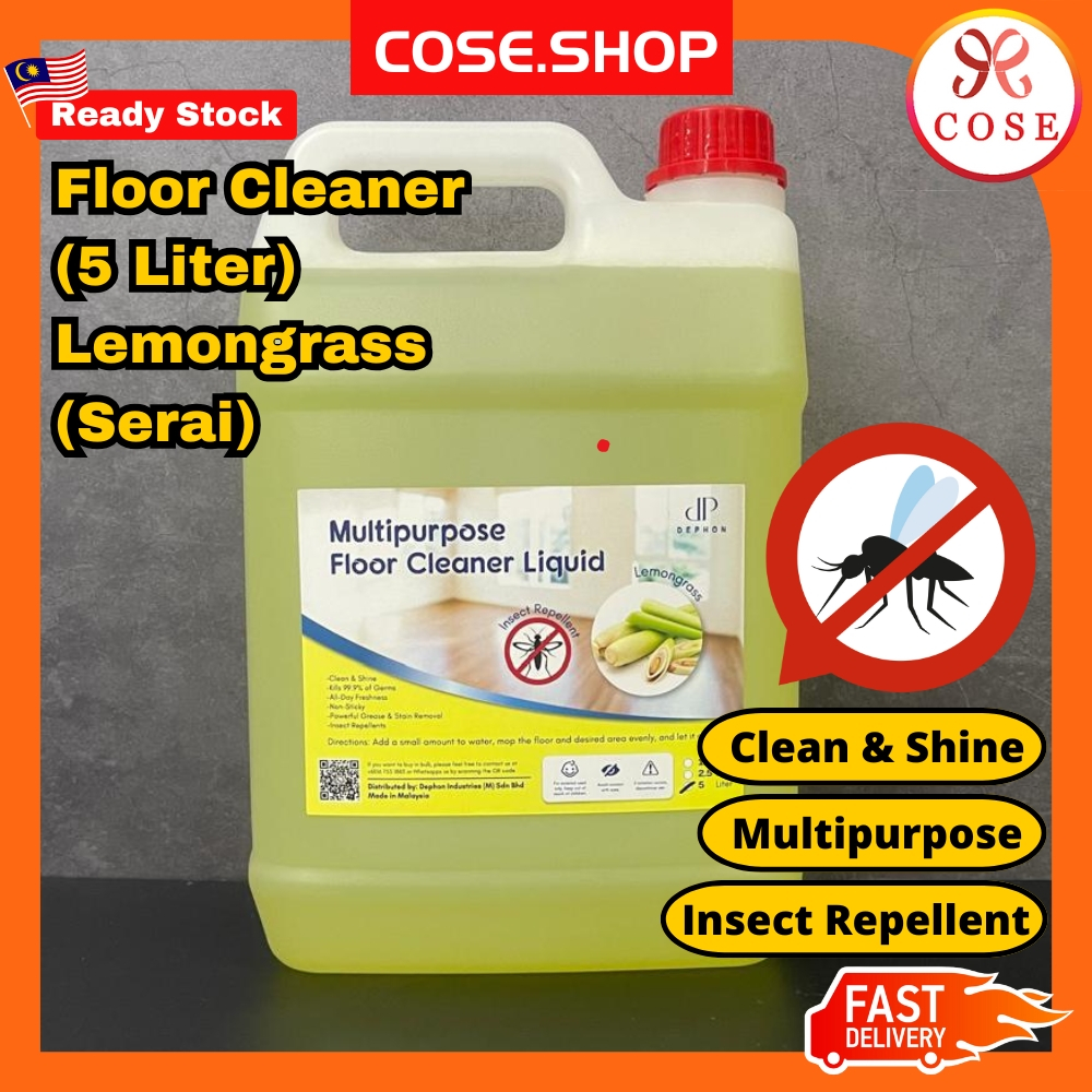 COSE 5L Serai Wangi Floor Cleaner Multipurpose Cleaner Insect Repellent ...