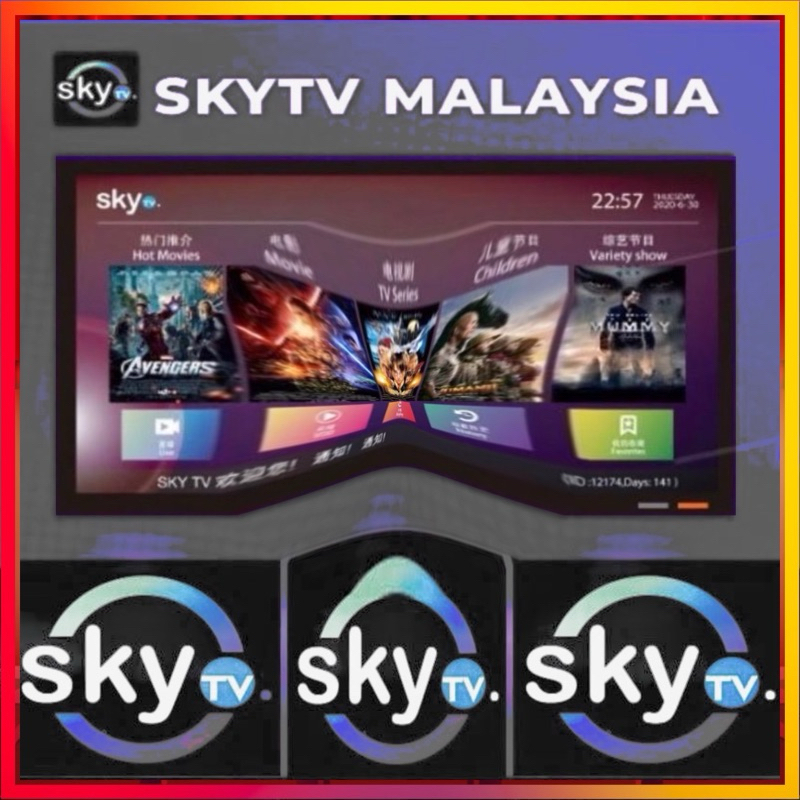 LOGIN ID APP SKYTV MALAYSIA LIFETIME SKY TV ID SKYGO FOR ANDROID | Shopee Malaysia