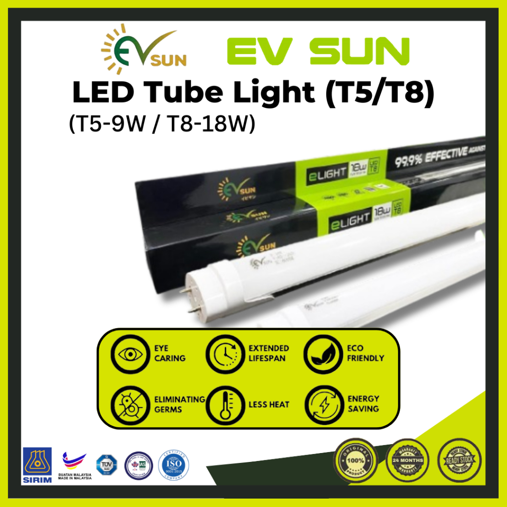 Official EV Sun Light T8 T5 Tube Light ( Lampu Sterile ) Nano ...