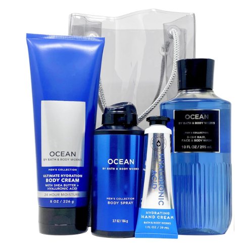 Bath & Body Works ocean gift set body spray shower gel cream | Shopee ...