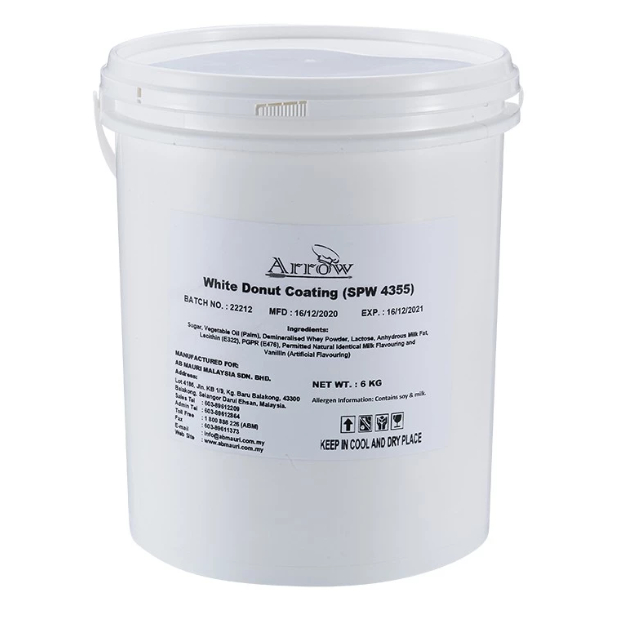 DONUT COATING PAIL/6KG (ARROW) - CAPPUCINO/VANILA/DARK CHOCOLATE ...