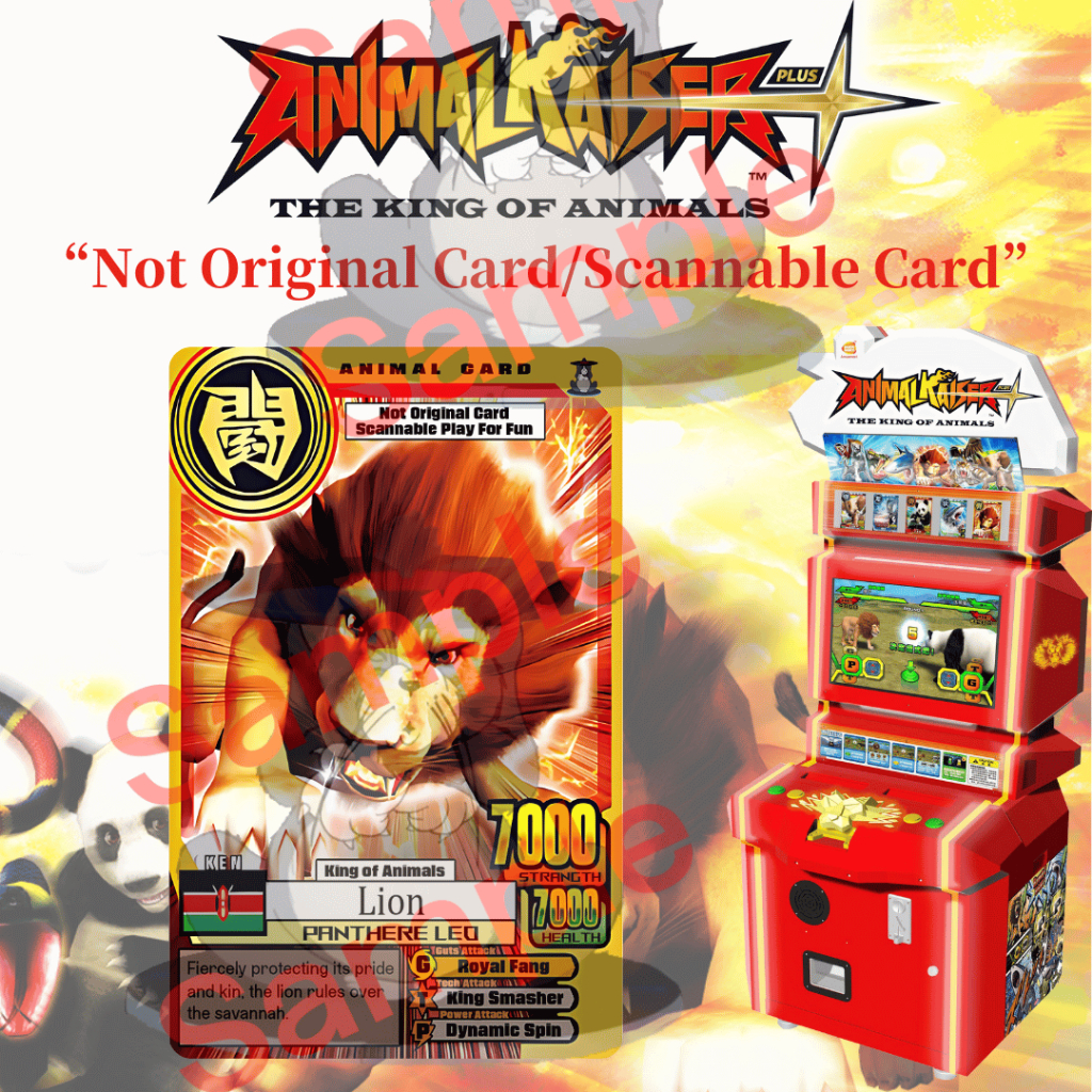 Animal Kaiser Plus + -Gold Lion- "Not Original Card/Scannable Card ...