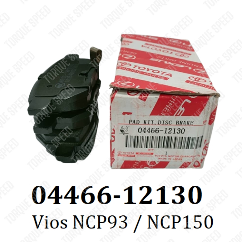 Toyota Disc Brake Pad Rear 04466-12130 Vios NCP93 NCP150 | Shopee Malaysia