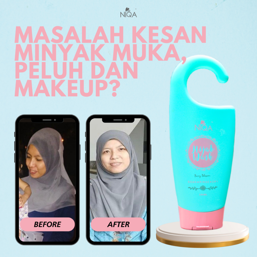 (Niqa HQ) [READY STOCK] 🧼 PENCUCI TUDUNG NIQA | 350ML | Menanggalkan ...