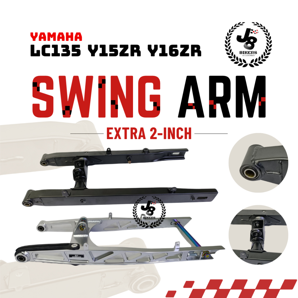 Yamaha LC135 4S 5S V1-V8 Y15ZR Y16ZR Swing Arm +2 Inch Original ...