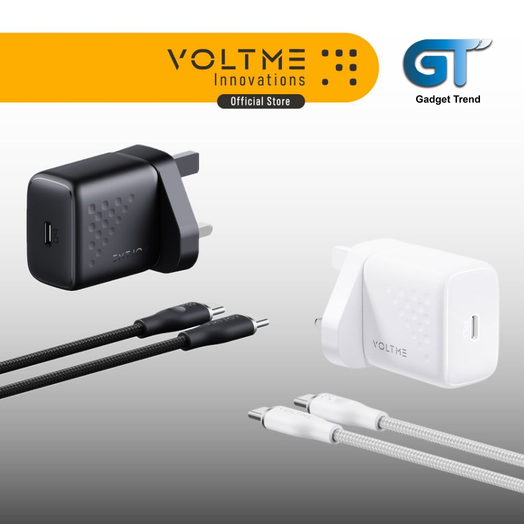 VOLTME Revo 30 Lite Fast Charging Kit | PD30W | USB-C Port | UK Plug ...